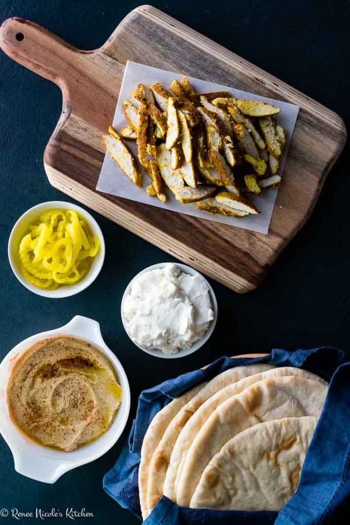Spiced Chicken Shawarma Plate Ready in 60 Minutes