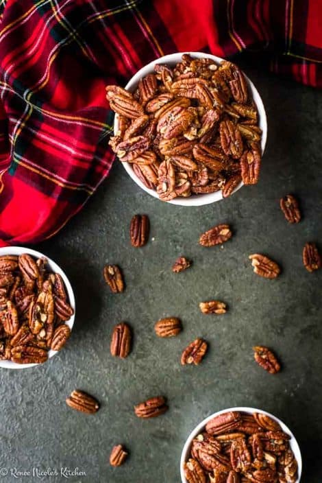 Brown Butter Roasted Pecans - Renee Nicole's Kitchen