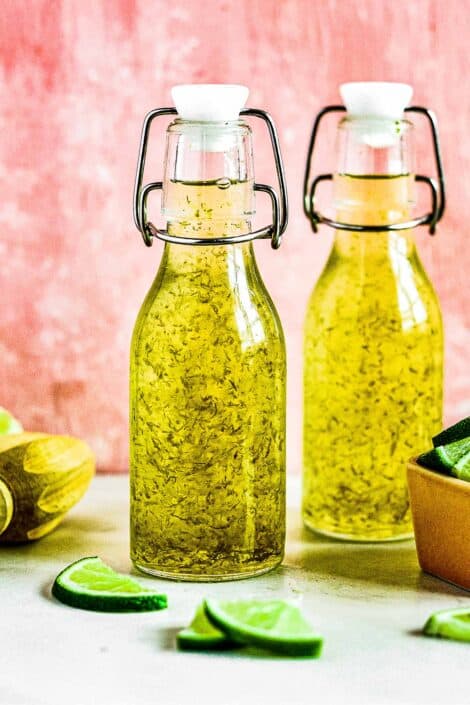 Easy Lime Simple Syrup l Renee Nicole's Kitchen