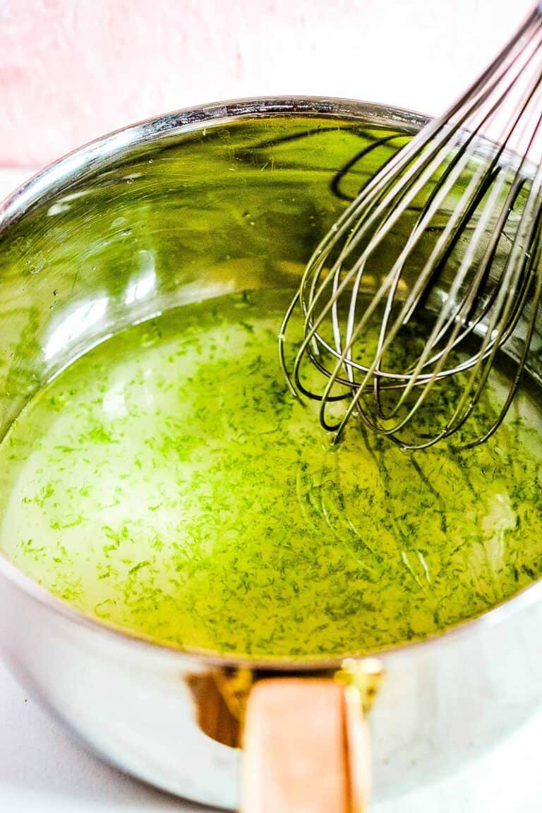Easy Lime Simple Syrup l Renee Nicole's Kitchen