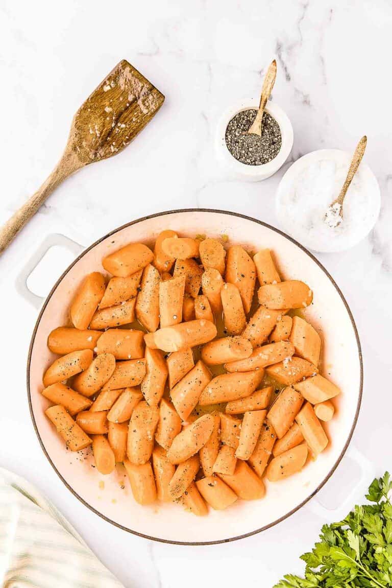 Honey Garlic Carrots - Easy Roast Carrots - Renee Nicole's Kitchen